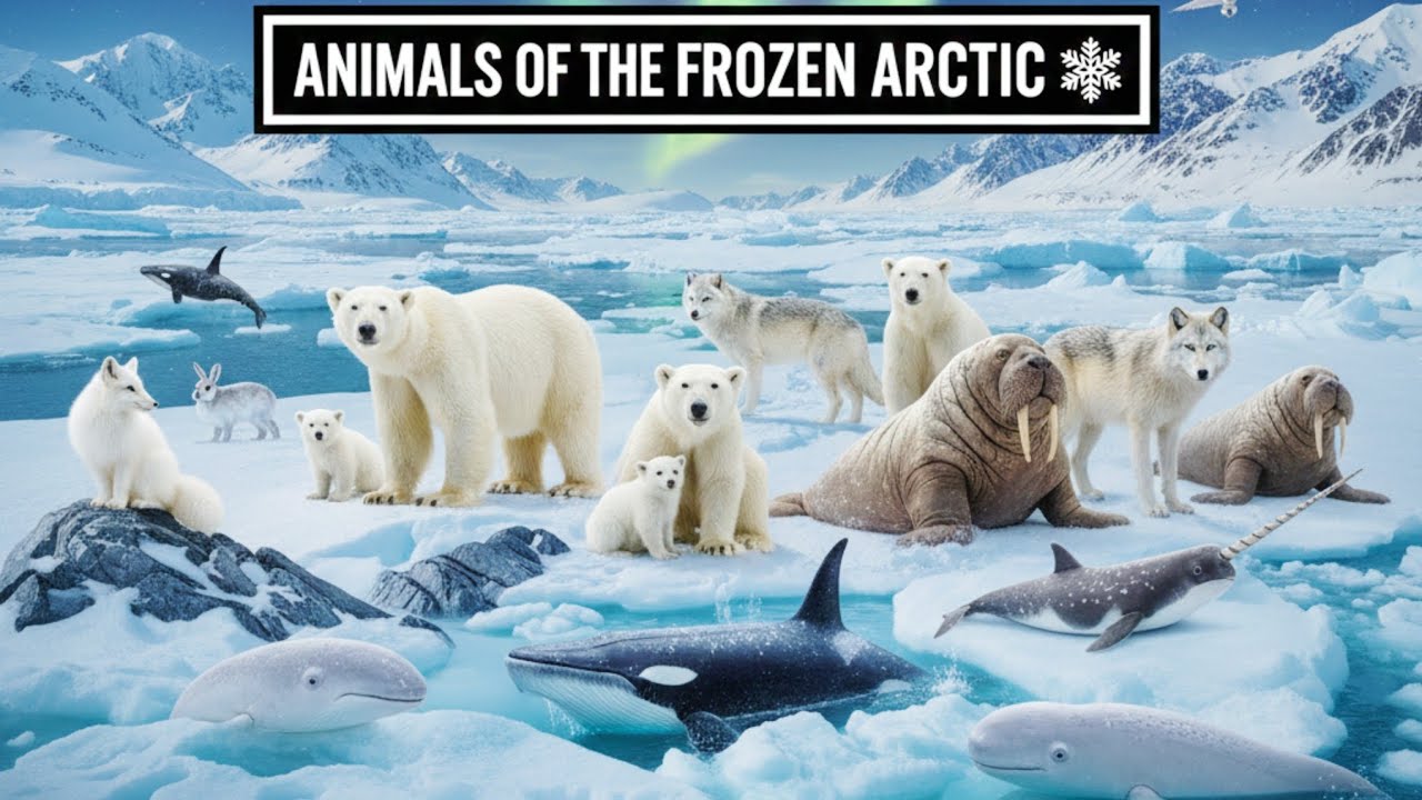 ️ Animals of the Frozen Arctic 🥶 Masters of Ice and Snow (4K Survival ...