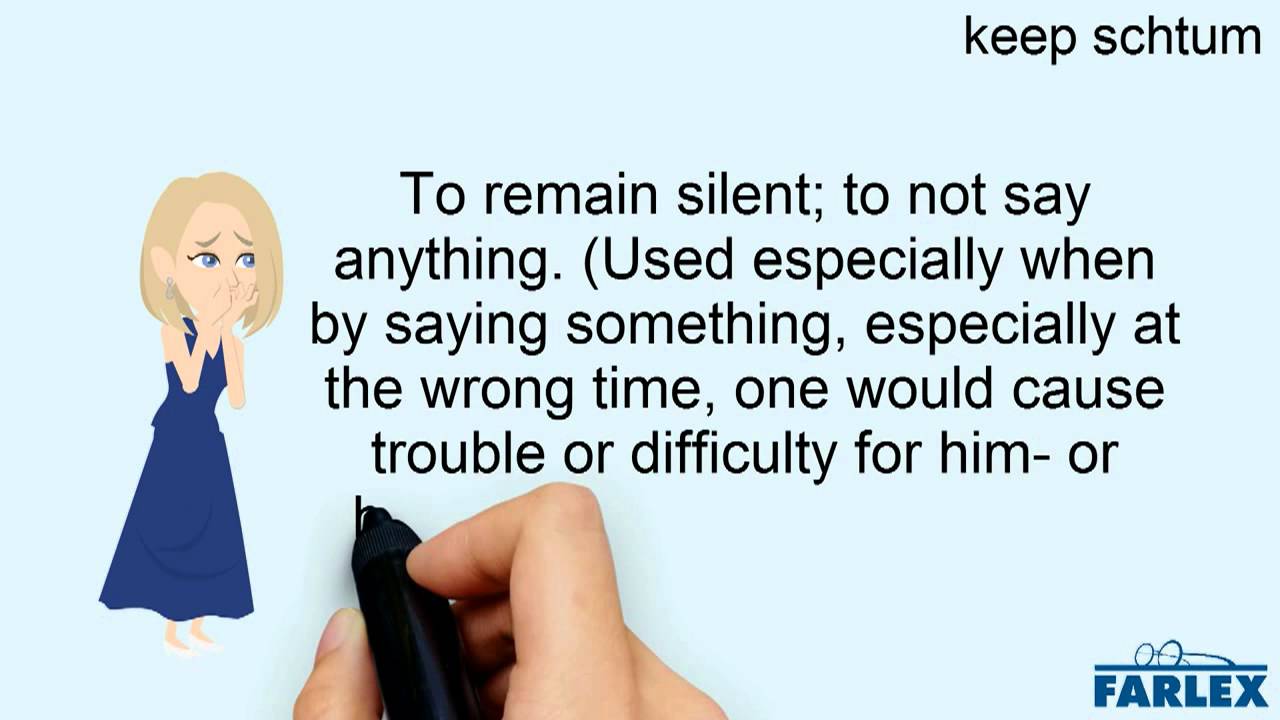 keep schtum - YouTube