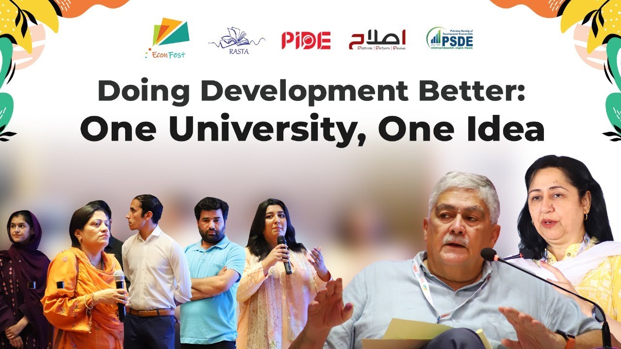 One University, One Idea for Pakistan I Doing Development Better - YouTube
