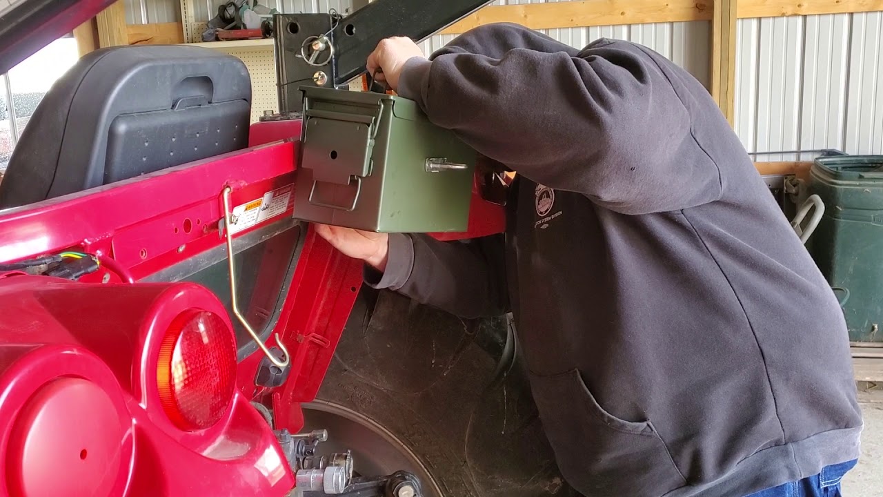 Mahindra 2555 Tool Box - YouTube