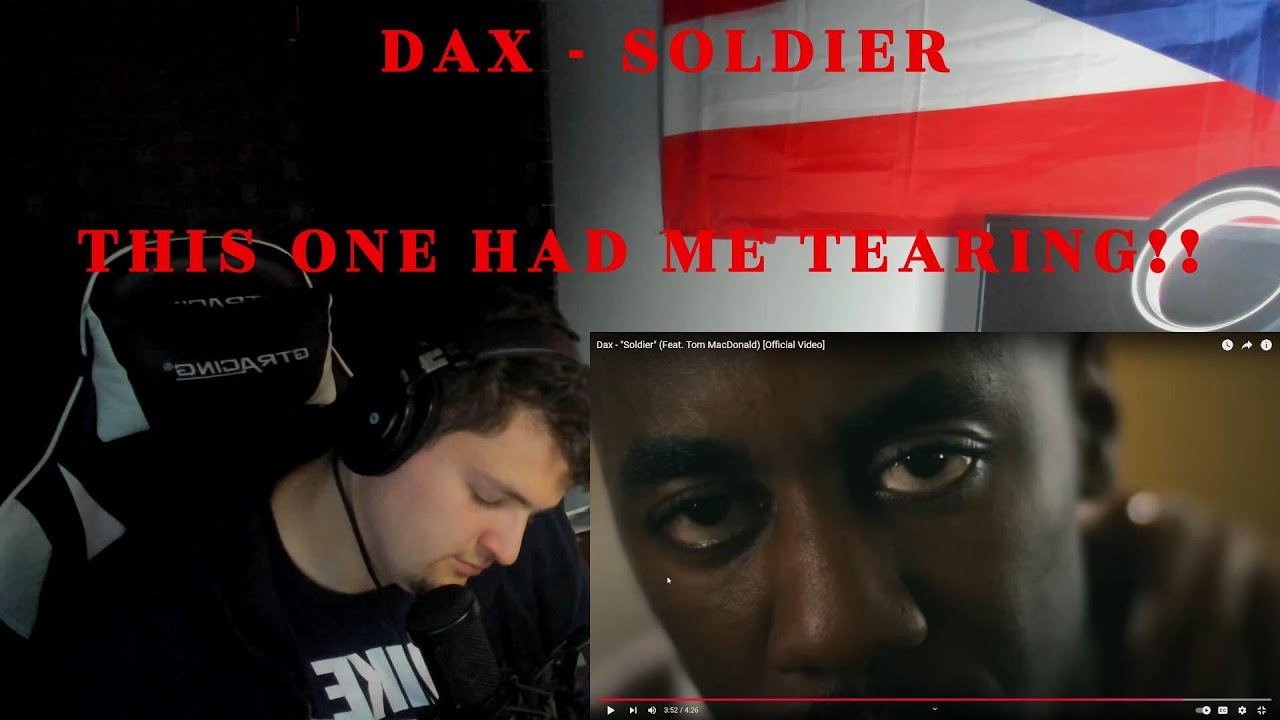 DAX - SOLDIER (FT. TOM MACDONALD) FIRST TIME HEARING!! - YouTube