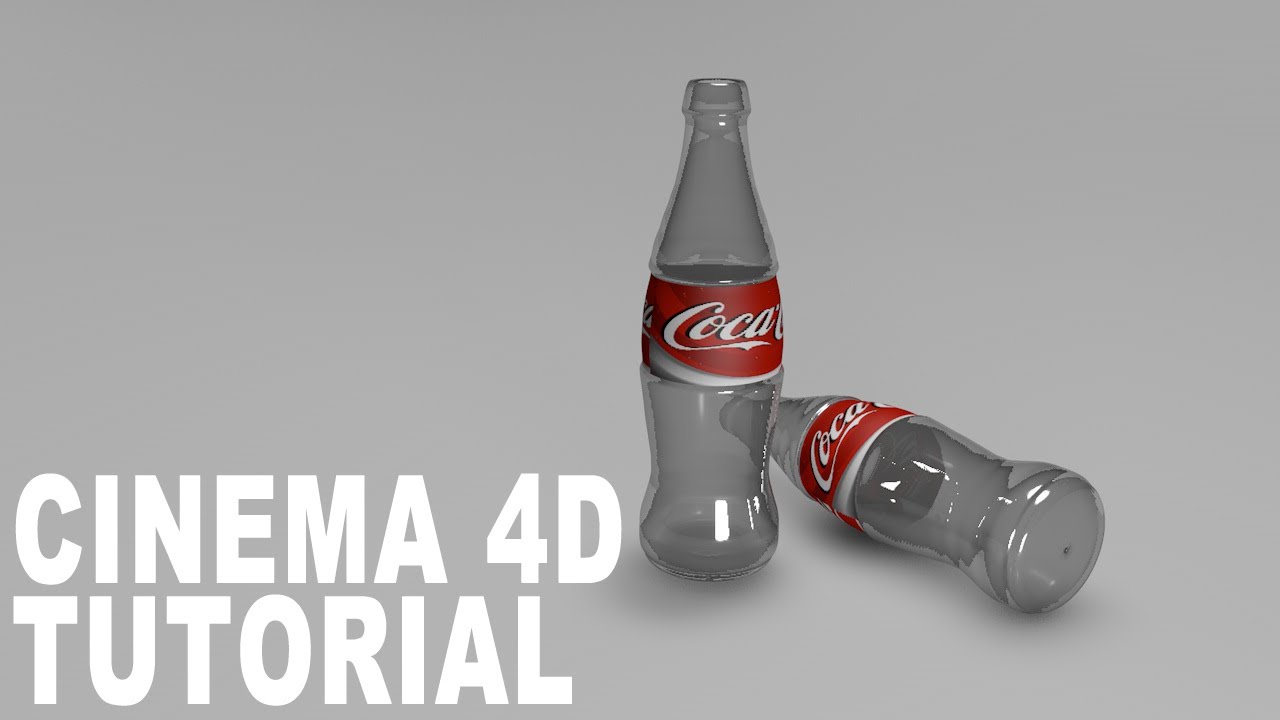 Cinema 4D Tutorial - How To Make A Bottle - YouTube