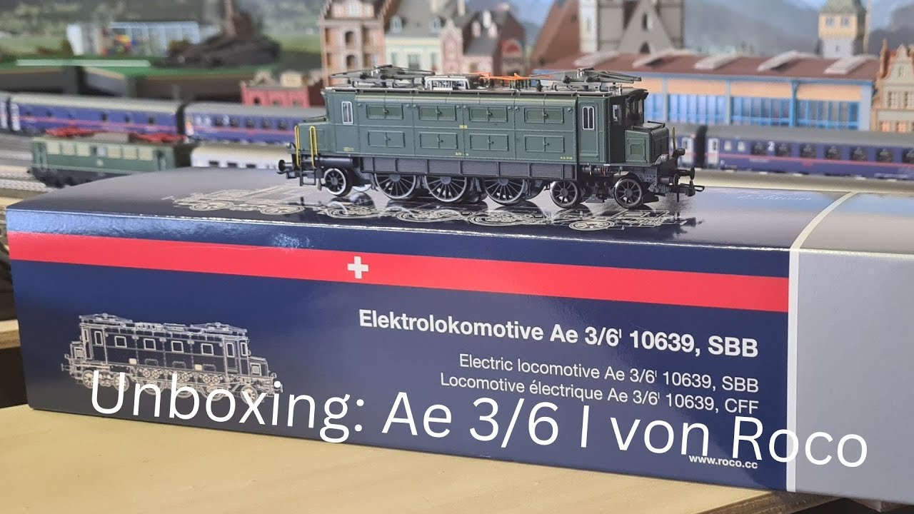 Unboxing, Roco 78088 / Ae 3/6 I 10639 - YouTube