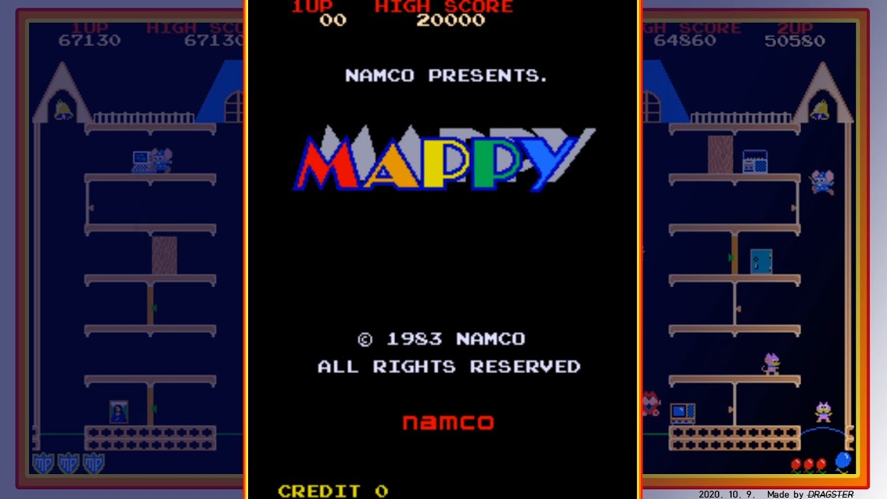 [Arcade Play] 1983 Mappy 마피 - YouTube