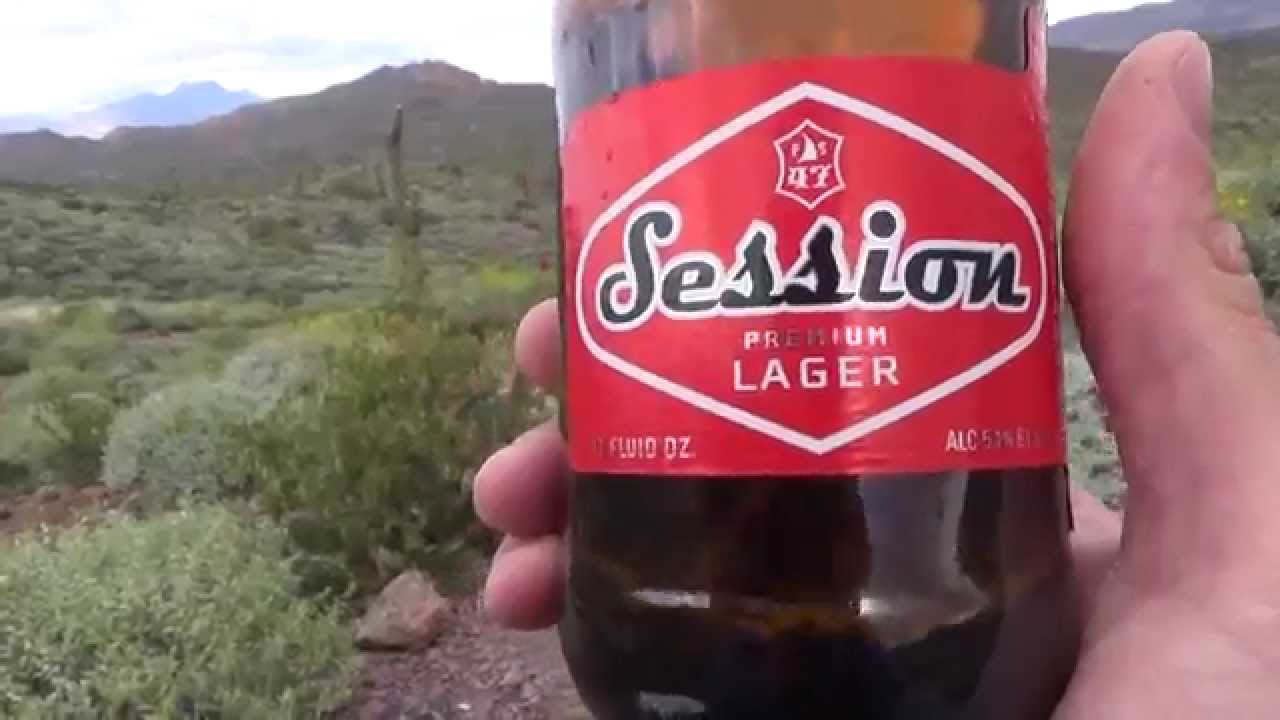 Session Premium Lager (Red) Beer Review - YouTube