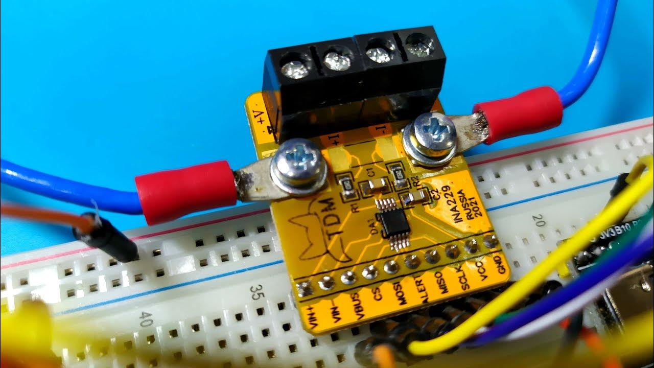 Σ-Δ монитор электрических параметров INA229 АЦП 20 БИТ - YouTube