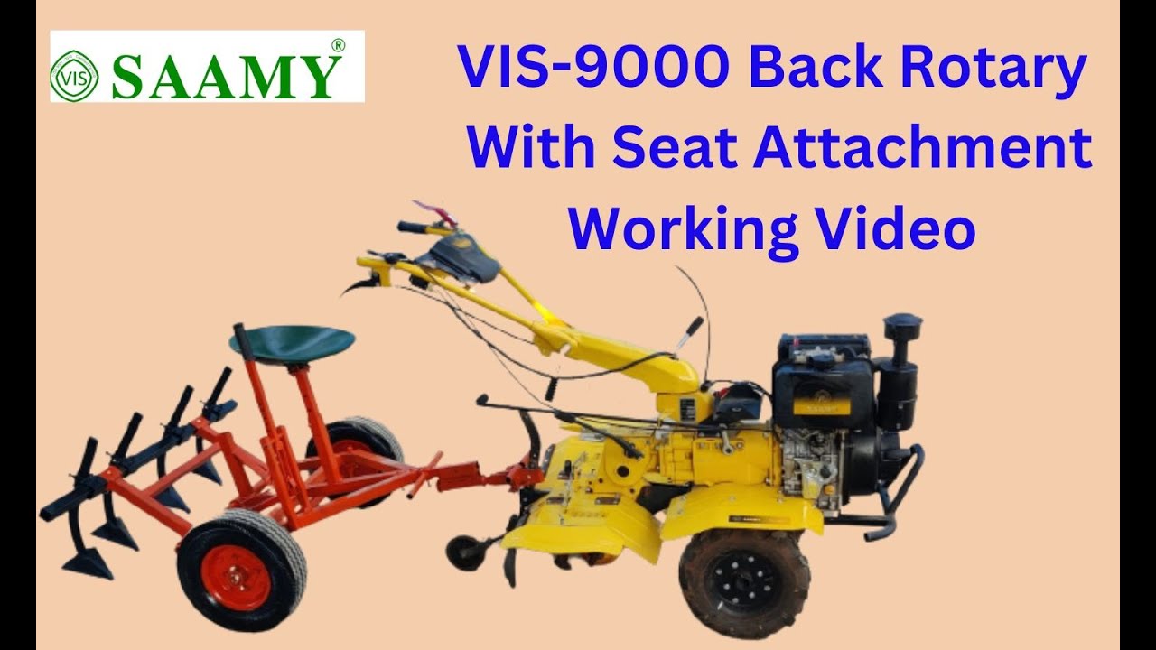 VIS - 9000 Back Rotary With Seat Attachment - YouTube