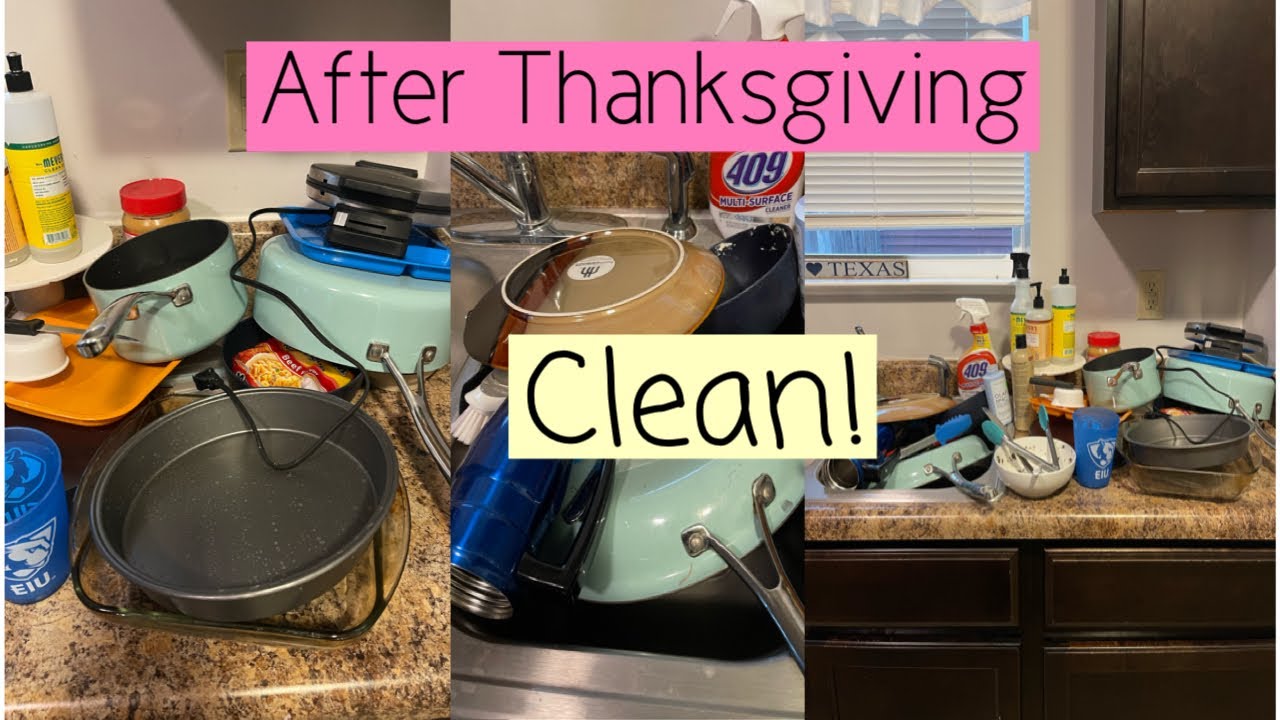SPEED CLEAN WITH ME | AFTER THANKSGIVING CLEAN UP! | CLEANING ...