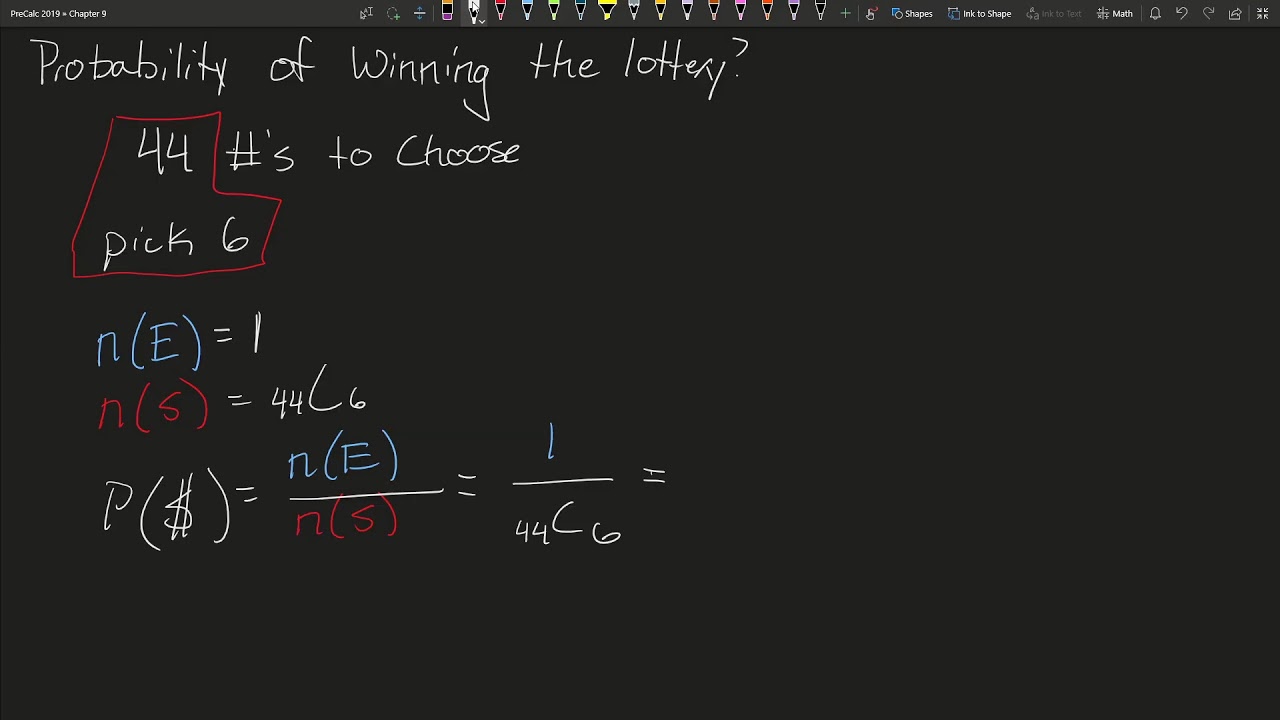 4/30 - Pre Calc - Period 7 - PROBABILITY - YouTube