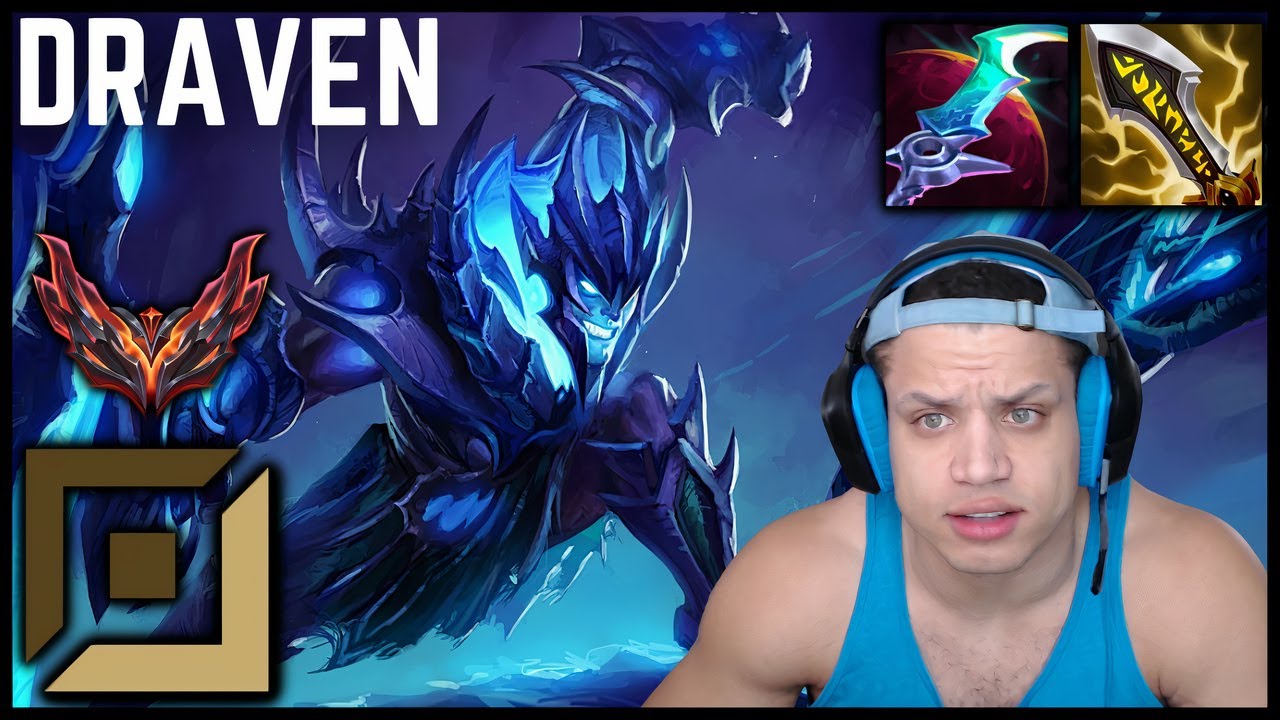 🗡️ Tyler1 DRAVEN ALWAYS GETS ME LP | Draven ADC Full Gameplay | Season ...