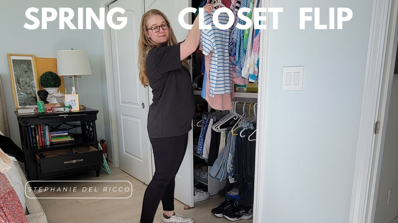 Spring Closet Flip | Organizing Closet for Spring - YouTube