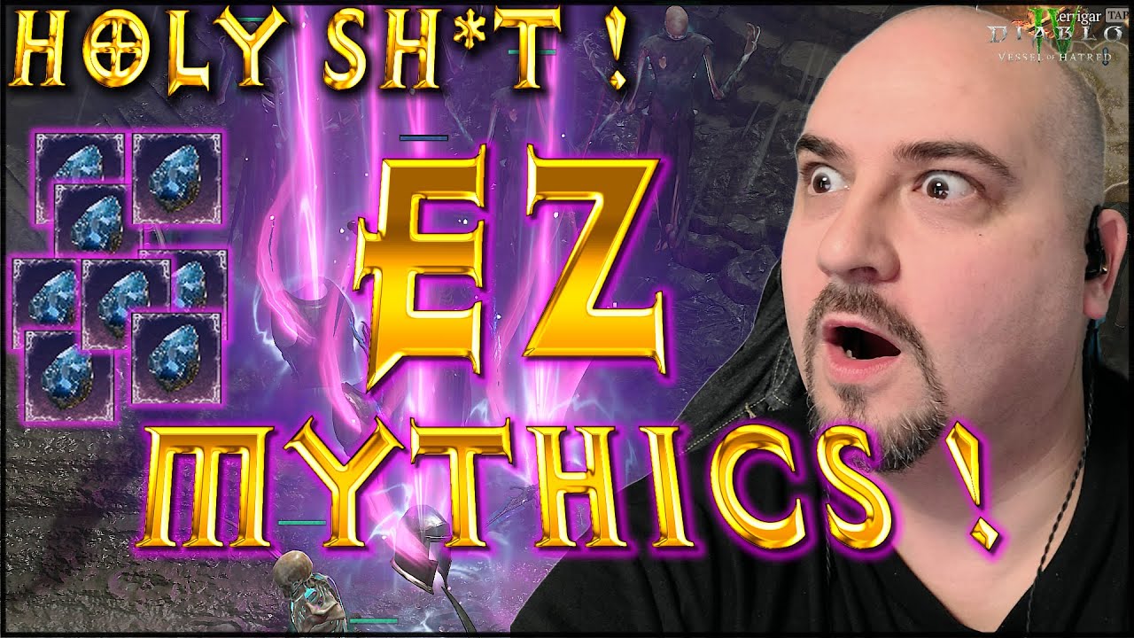 EZ INSANE MYTHIC FARM ! SEASON 8 Diablo 4 - YouTube