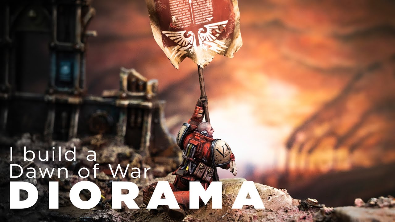 I built a Warhammer40k Diorama from the DoW1 trailer - YouTube
