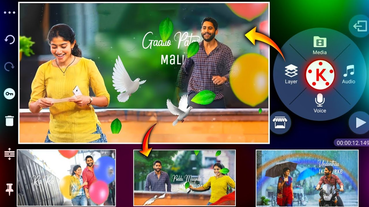 How to Edit🔥Cinematic Motion lyrics video editing in Mobile How to Make ...