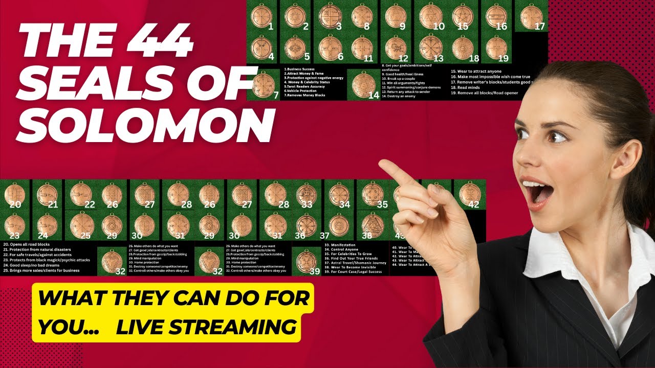 The 44 Seals Of Solomon And What They Can Do For You - YouTube