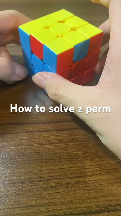 How to solve a z perm - YouTube