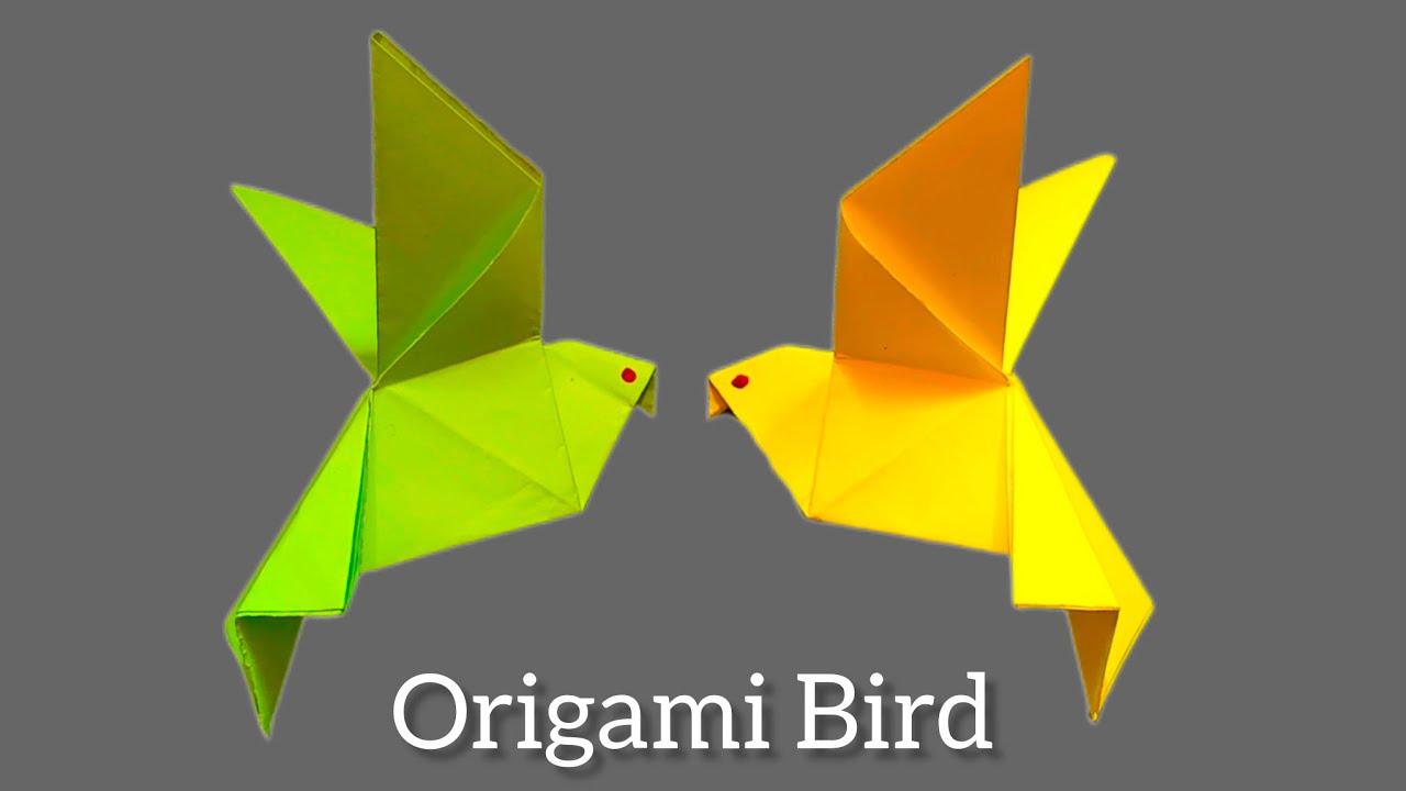 Cute Origami Bird | How to Make Origami BIRD | Paper Bird Making ...