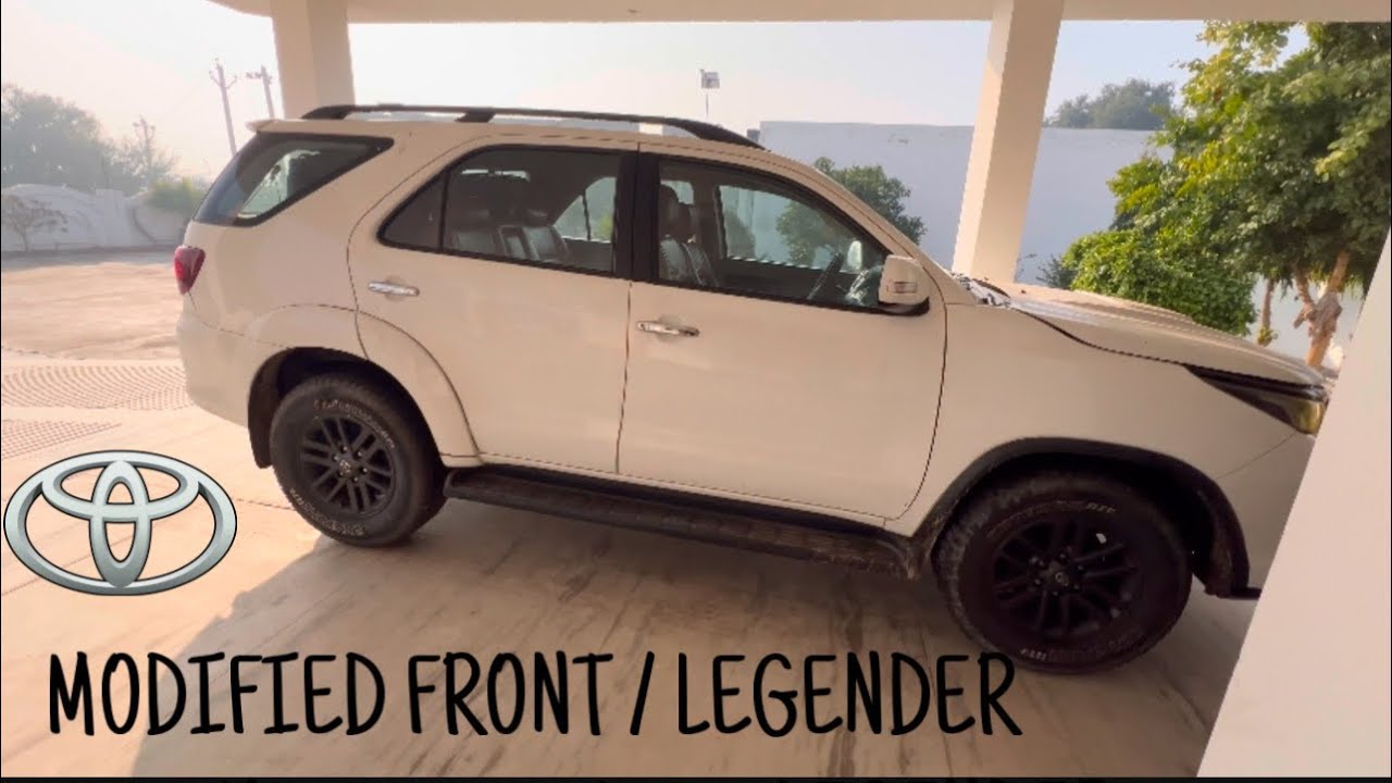 TOYOTA FORTUNER MODIFIED FRONT / LEGENDER 4x4 automatic - YouTube