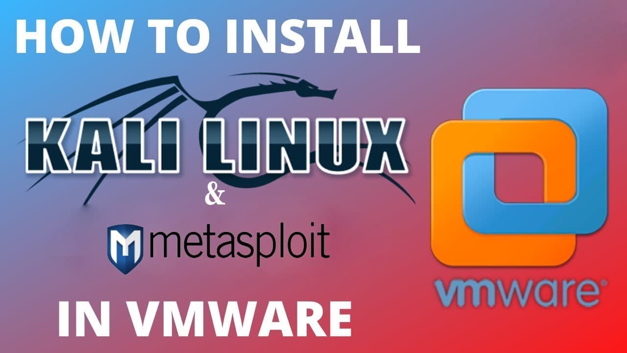 How To install kali linux and msfconsole in Vm workstation by Black Hat ...