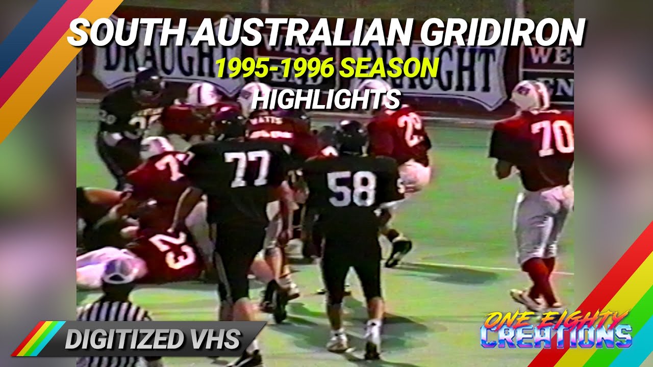 South Australian Gridiron (VHS) - 1995-1996 Season Highlights - YouTube