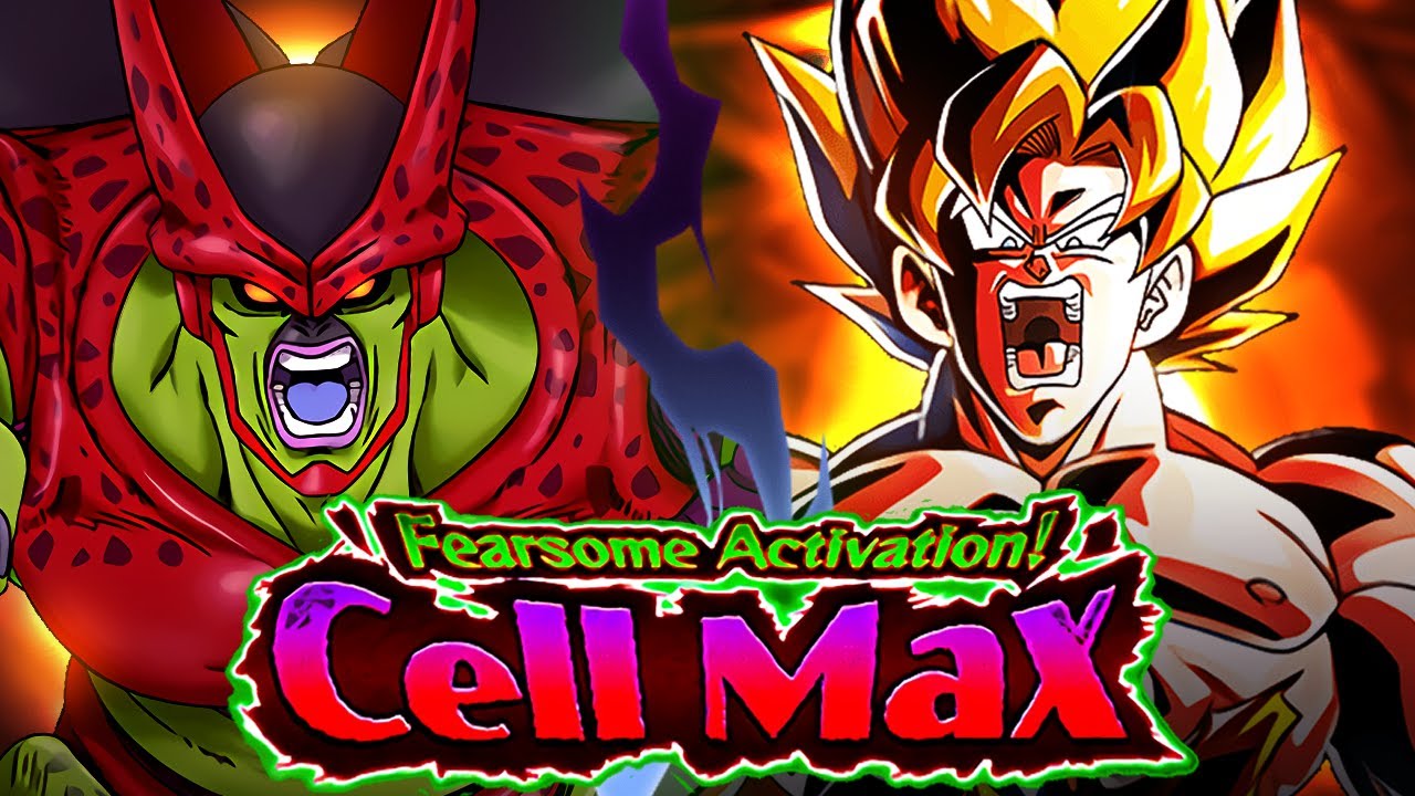 EZA SPIRIT BOMB ABSORBED SSJ GOKU VS. CELL MAX SUPER BOSS BATTLE! (DBZ ...