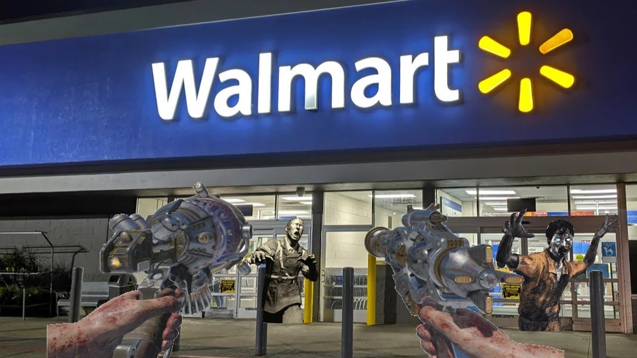 ZOMBIES IN THE WALMART?!?!?! ~ Modded zombies 5 man/Funny Moments, Ryan ...