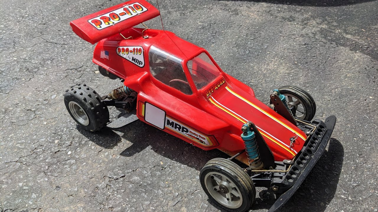 3.5 Minute 'Restoration' of a super rare MRP PRO-110 Radio Control Car ...
