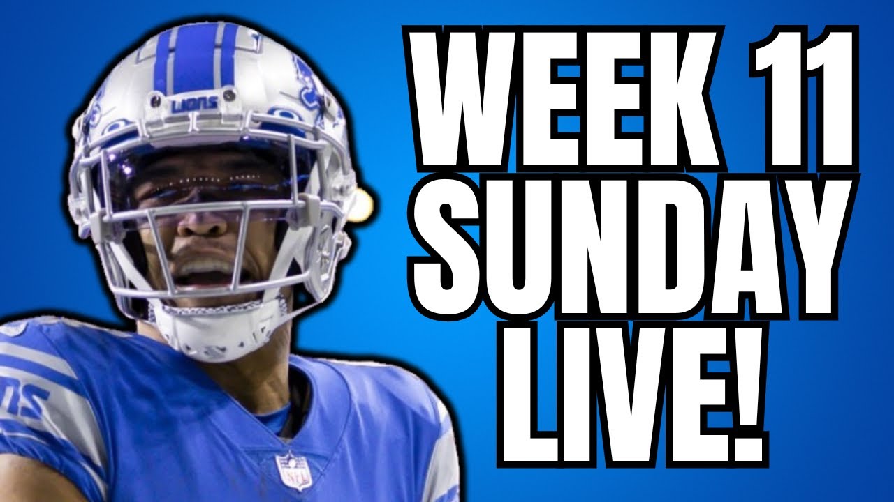 Week 11 Fantasy Football Start/Sit Livestream - YouTube