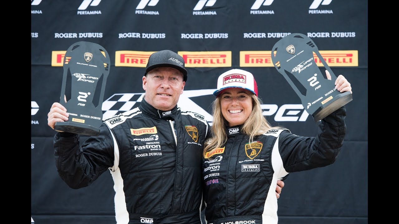 Shea Holbrook in Lamborghini Super Trofeo - YouTube