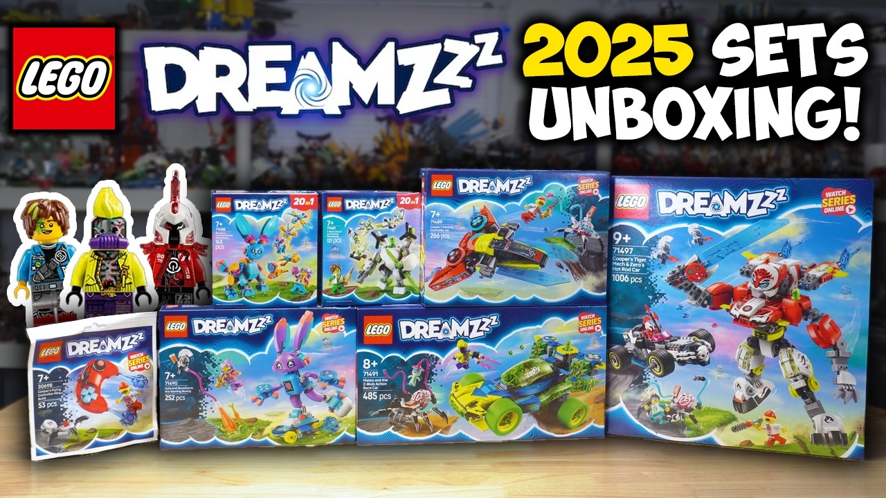 I got the NEW 2025 Lego Dreamzzz Sets EARLY! | Unboxing - YouTube
