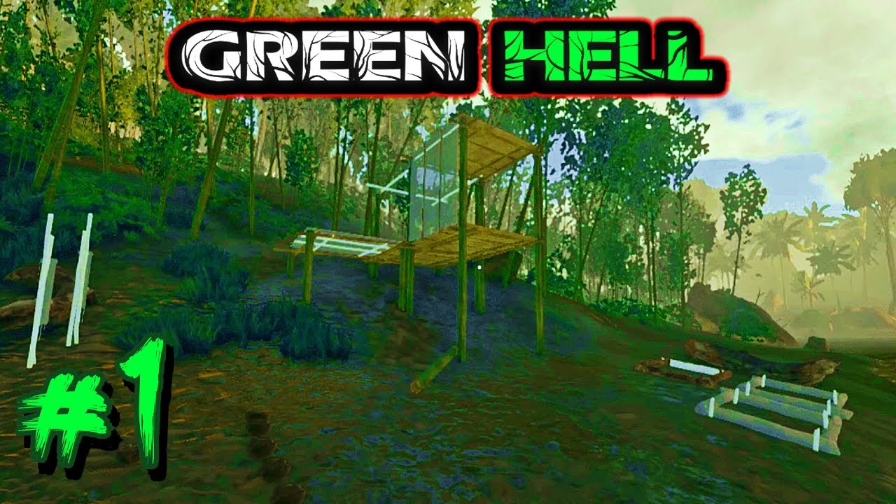I Survived 1 Hour of Green Hell Gameplay! (ft. Parasites, Worms, Hunger ...