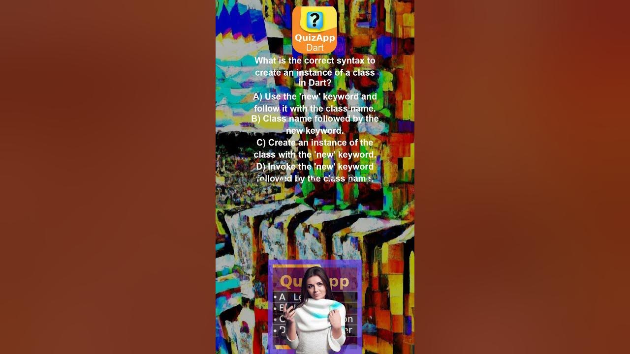 Dart What is the correct syntax to create an instance of a class in Dart - YouTube