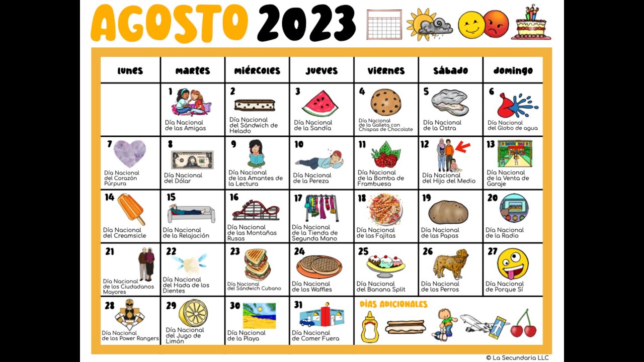 CALENDAR TALK NATIONAL DAY - AGOSTO - YouTube