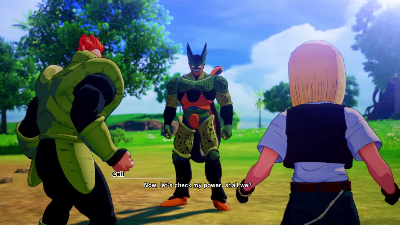 Dragon Ball Z: Kakarot- Goku Vs 2nd Form Cell - YouTube