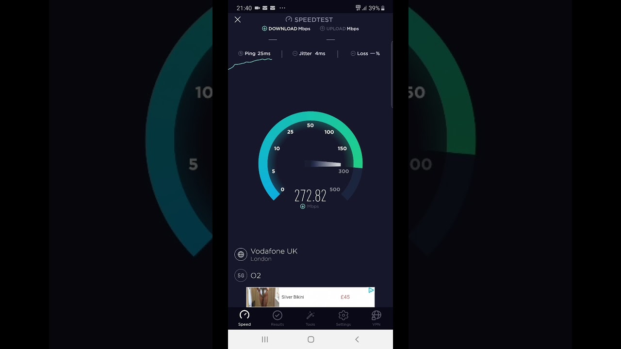5G speed test - YouTube
