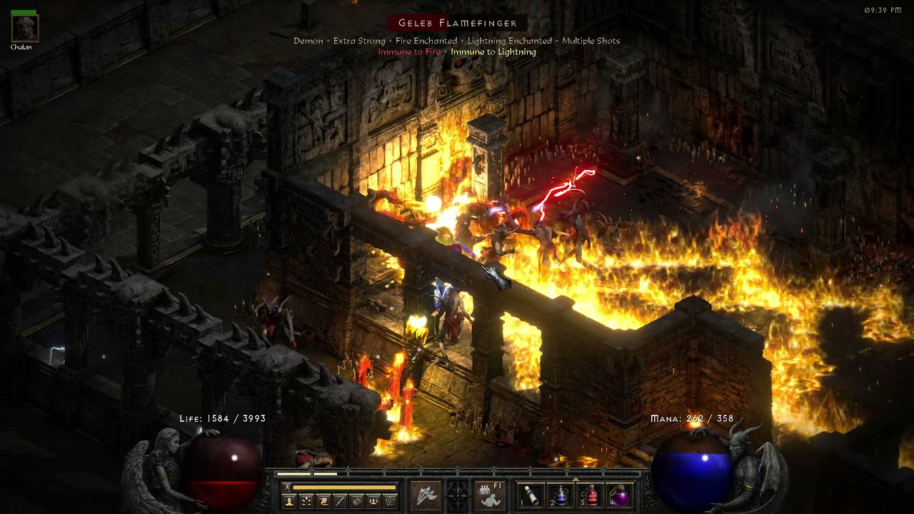 GF Barb Travincal run in diablo 2 resurrected - YouTube