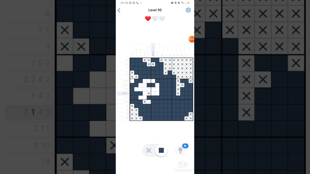 nonogram level 90 - YouTube