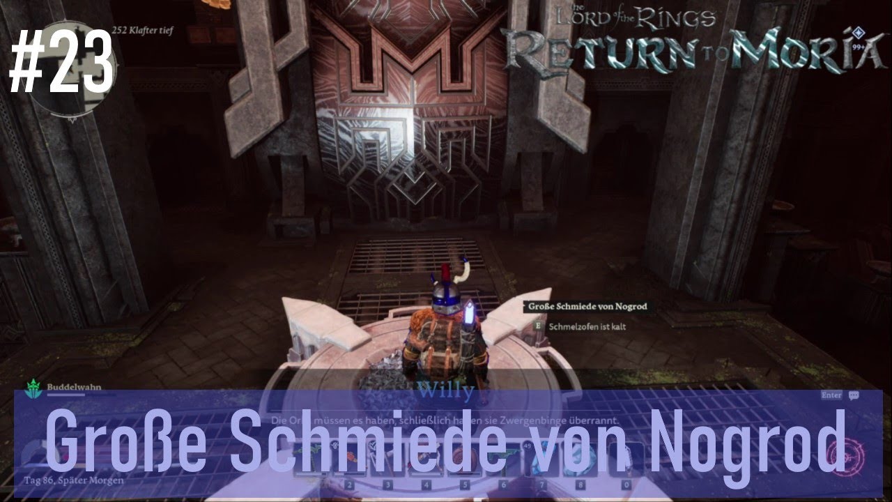 Let's Play The Lord of the Rings: Return to Moria⛏️#23: Große Schmiede ...