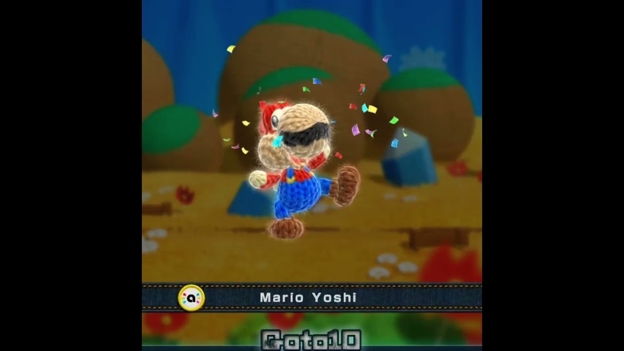 Mario Yoshi from Yoshi’s Wooly World on the Wii U #shorts #nintendo ...
