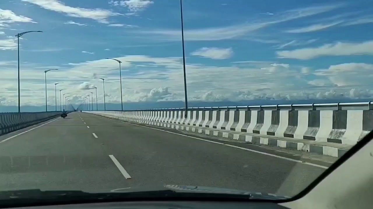 Assam bogibeel bridge view - YouTube