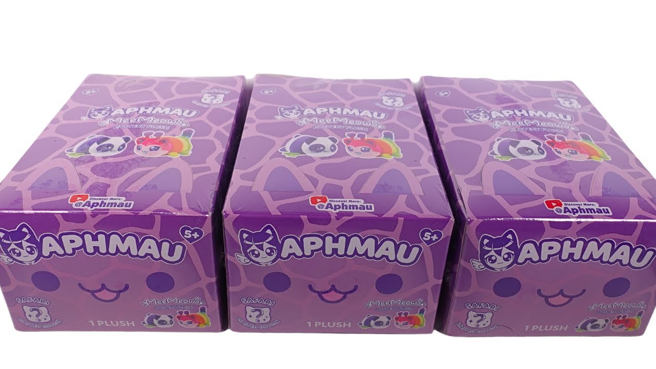 Aphmau MeeMeows Limited Edition Safari Plush Blind Box Unboxing Review ...