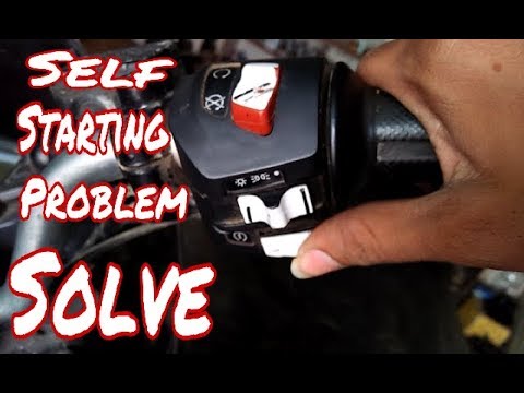 Bike Starting Problem Solve...Problem in your Bike Self ?? - YouTube