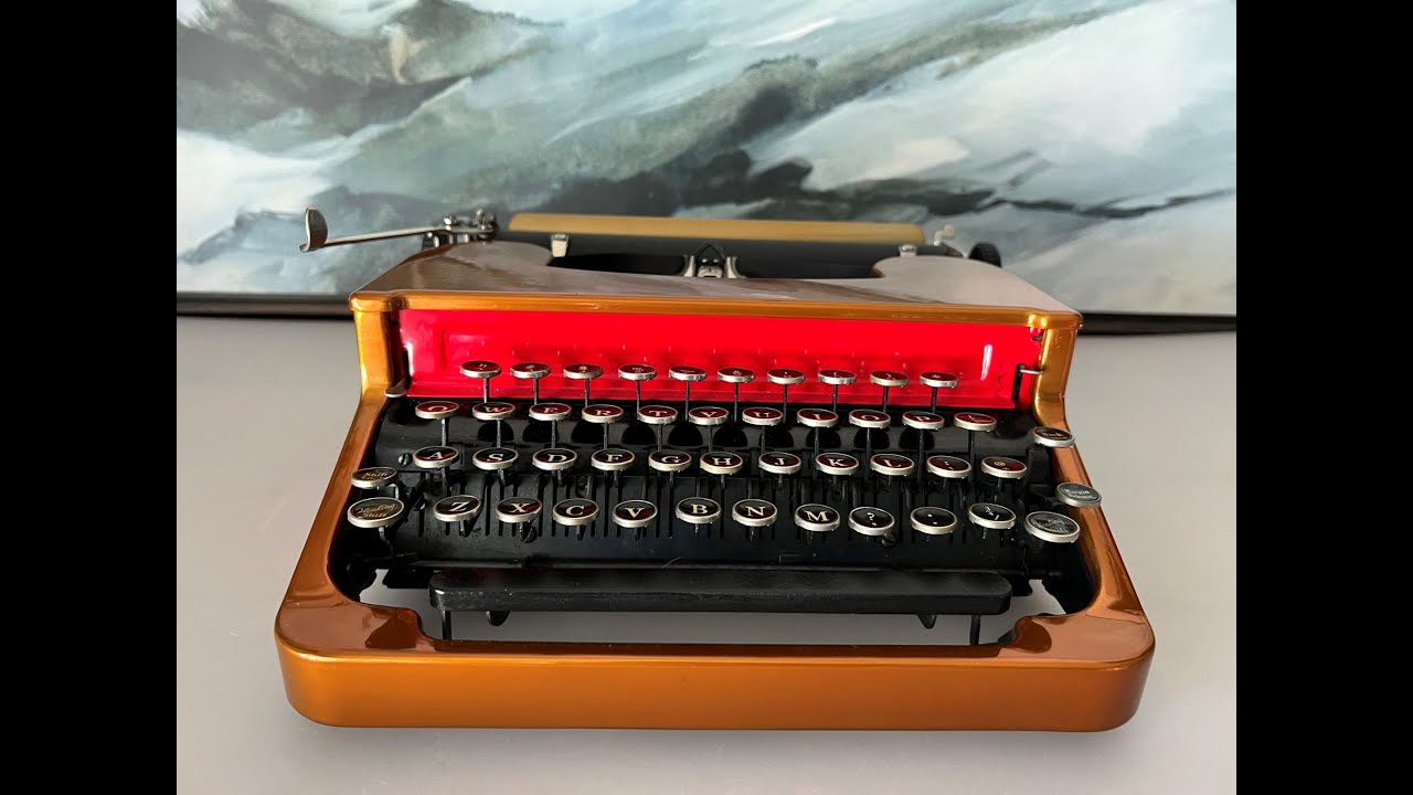 1939 Smith Corona Standard Typewriter - YouTube