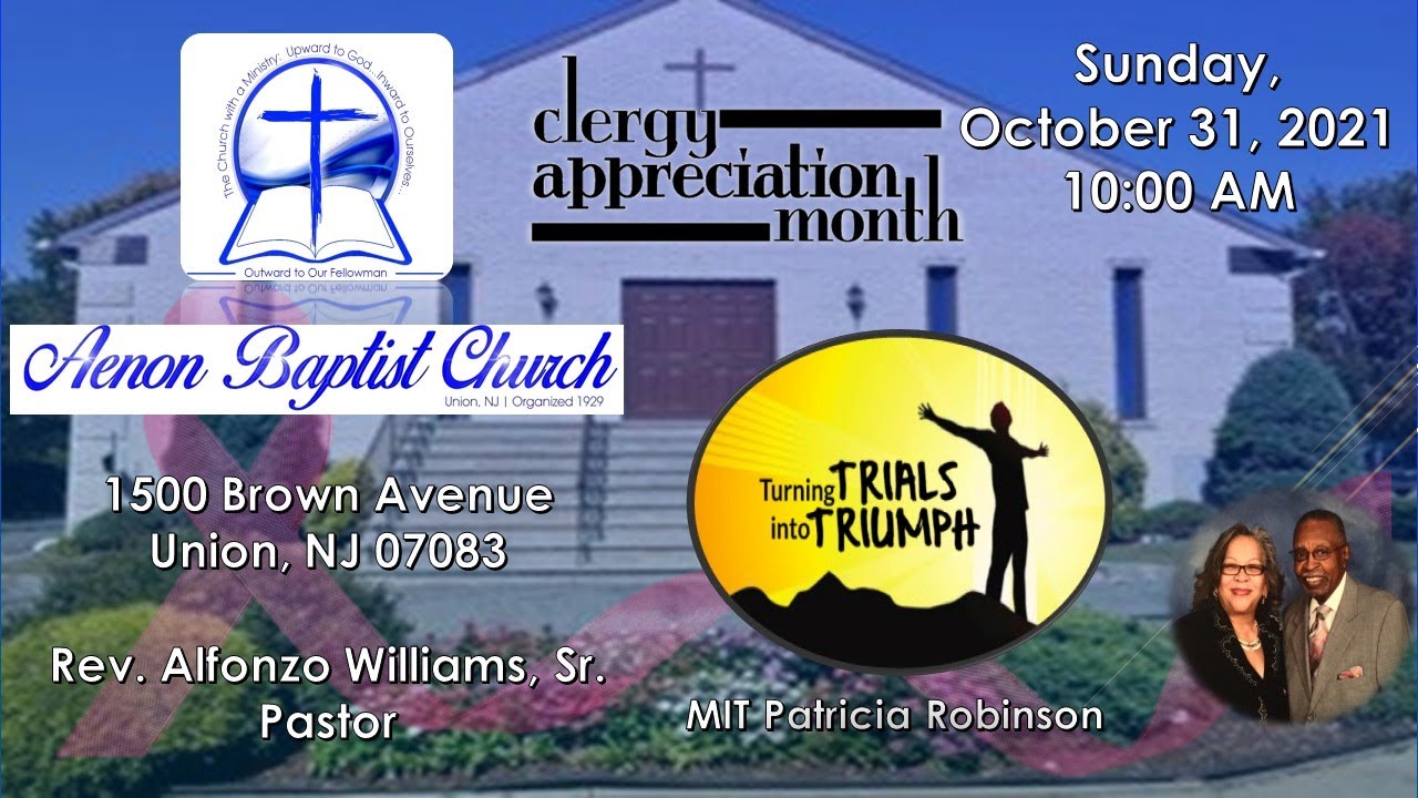 Sunday, October 31, 2021 (Initial Sermon of MIT Patricia Robinson ...