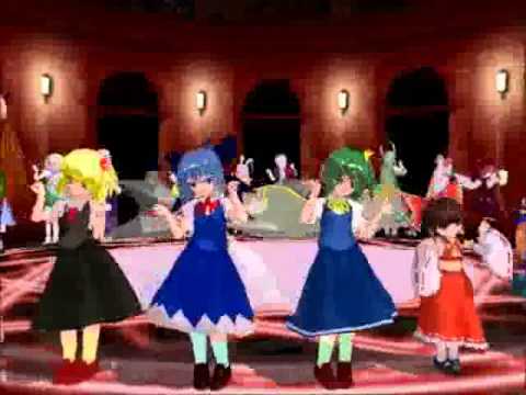 Touhou MMD Nyanyanyanyanyanyanya together! [MikuMikuDance] - YouTube