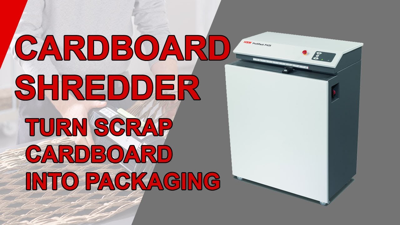 Cardboard Shredder | HSM shredder C 400 | HSM P425 - YouTube