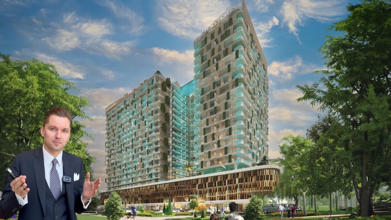 Peace Lagoons at Dubai Land Residence Complex - YouTube