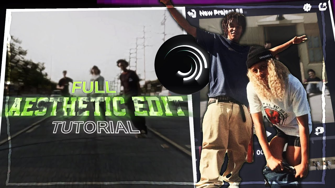 FULL AESTHETIC EDIT STYLE TUTORIAL | ALIGHT MOTION - YouTube
