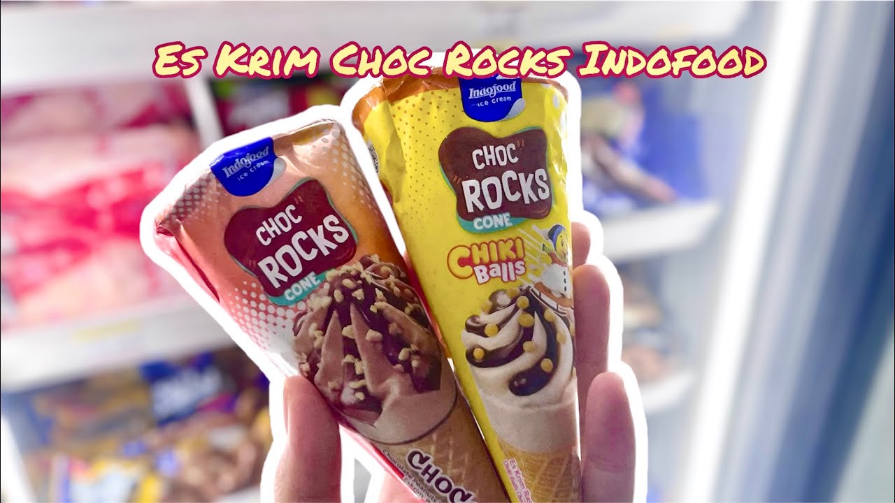WOW😱 ES KRIM INDOFOOD CHOC ROCKS CHIKI BALLS, COKELAT, SANDWICH🍦🍨 - YouTube