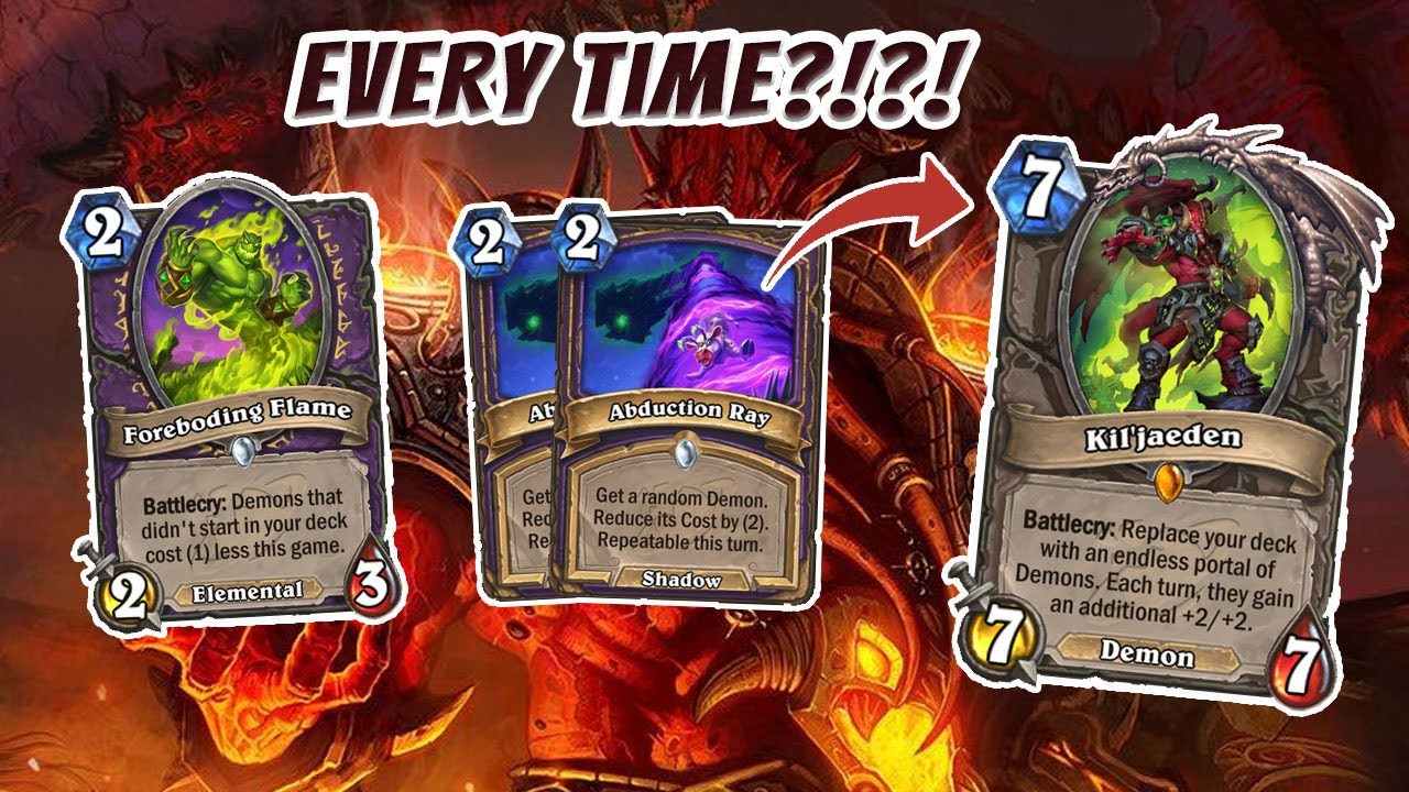 Endless Demon JUICE Warlock Run! - Hearthstone Arena - YouTube